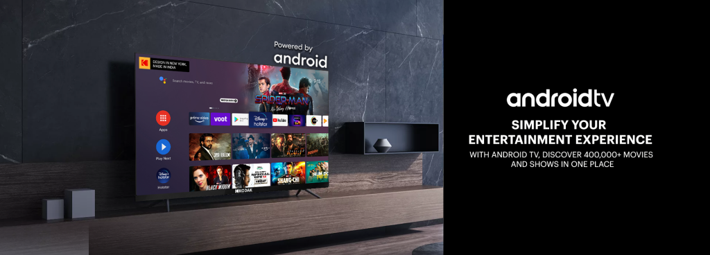 KODAK 7XPRO 139 cm (55 inch) Ultra HD (4K) LED Smart Android TV with ...